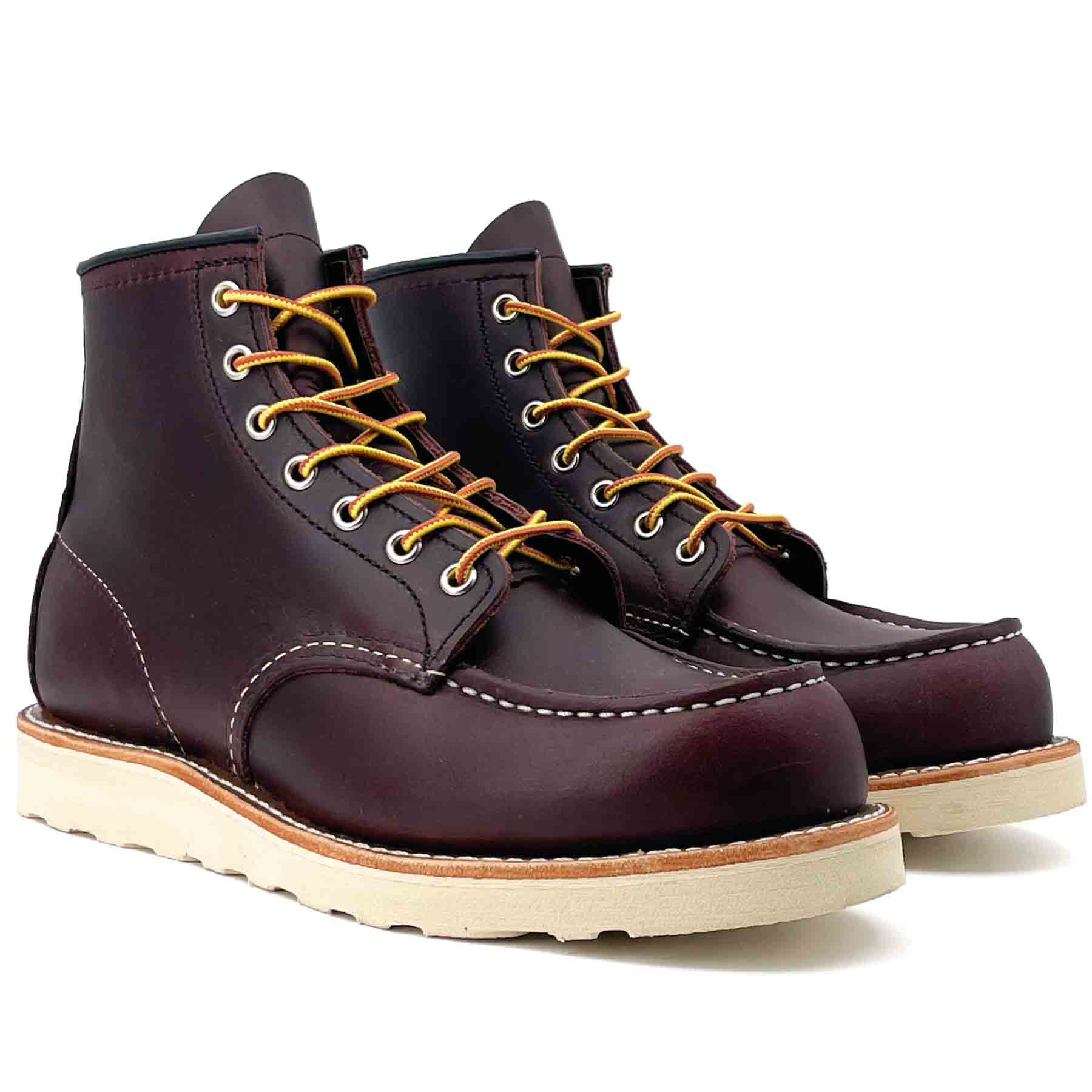 Red Wing 8146 6" Moc Toe Brown Briar Oil Slick - Skor online - SKOBAREN