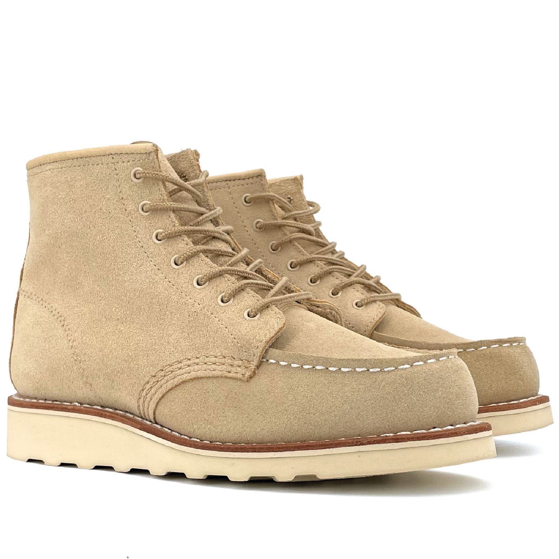 Red Wing 3328 6" Cream Abilene Leather - SKOBAREN